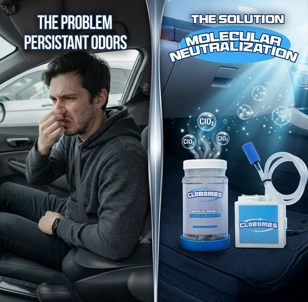 Best Car Odor Eliminator Bomb, Auto Deodorizer & Neutralizer| CloBombs